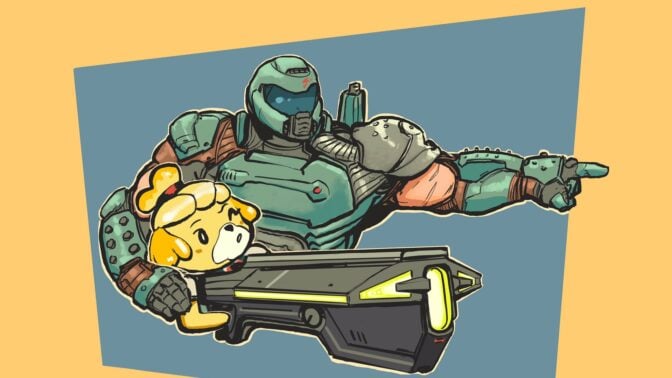 Doomguy And Isabelle Are Best Friends - Kotaku