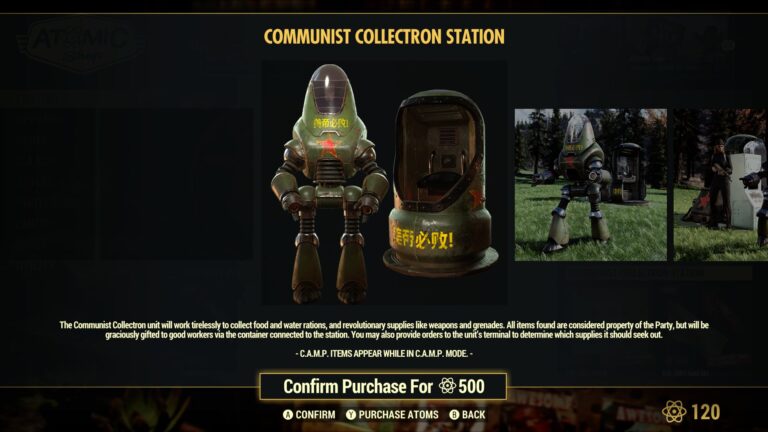 Fallout 76 Robot Won't Stop Spamming Players With Communist Propaganda ...