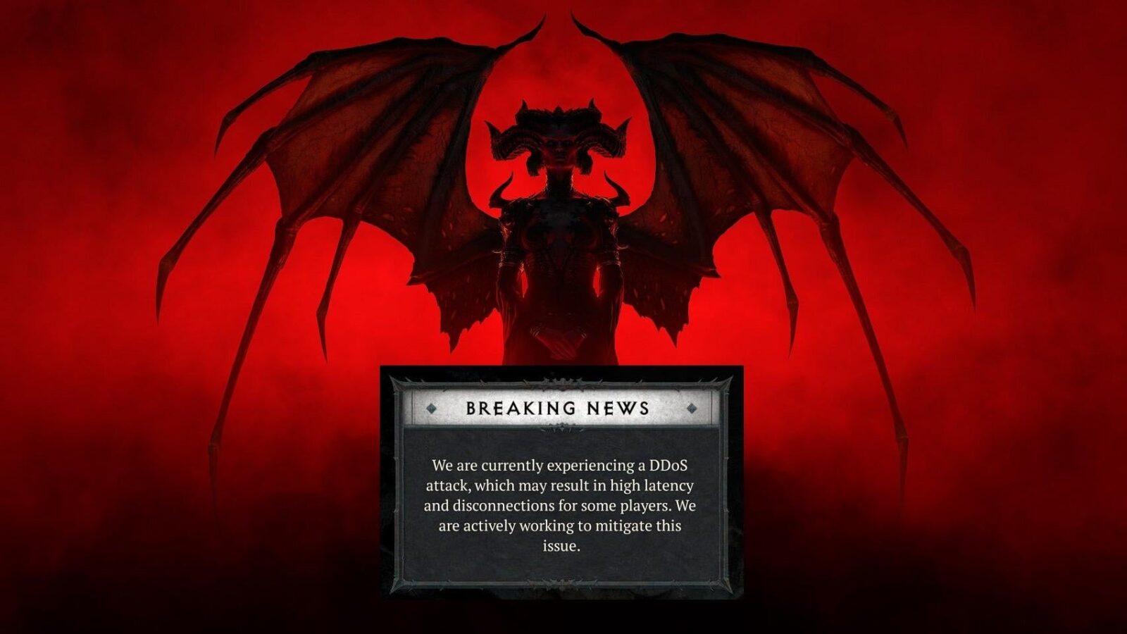 Diablo IV Suffers Extended DDOS Attack [Update] - Kotaku