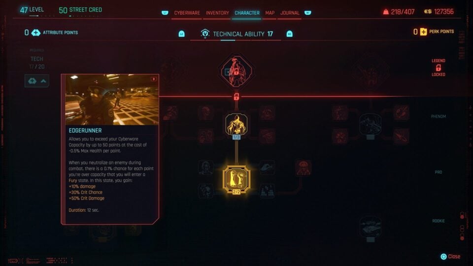 Cyberpunk 2077’s 2.0 Update Has Edgerunners Perks, Here’s What They Do ...