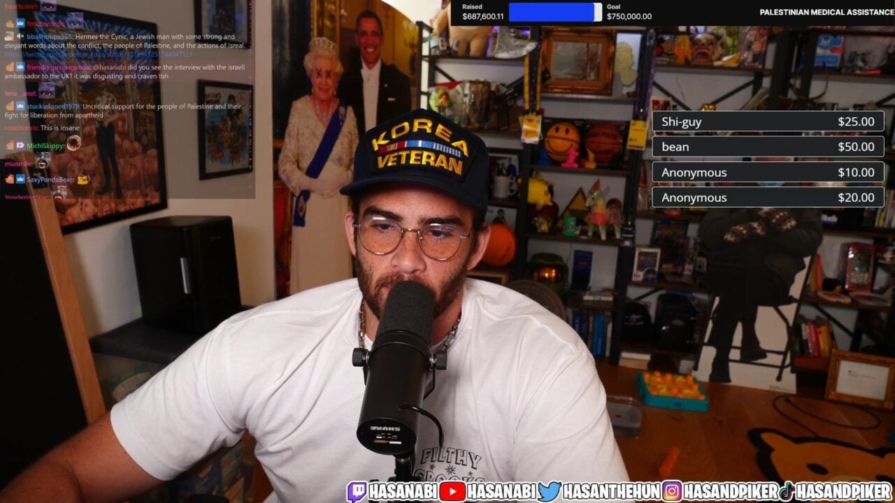 Twitch Star Hasan Piker Raises A Huge Amount Of Money For Palestine