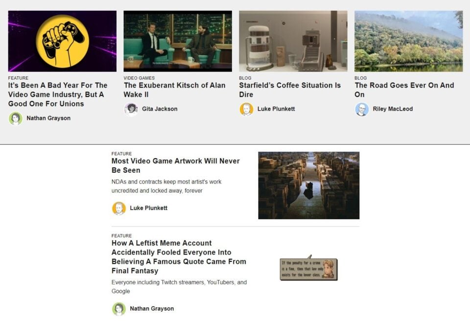 A Terrible Year For Games Media Just Got A Little Better - Kotaku