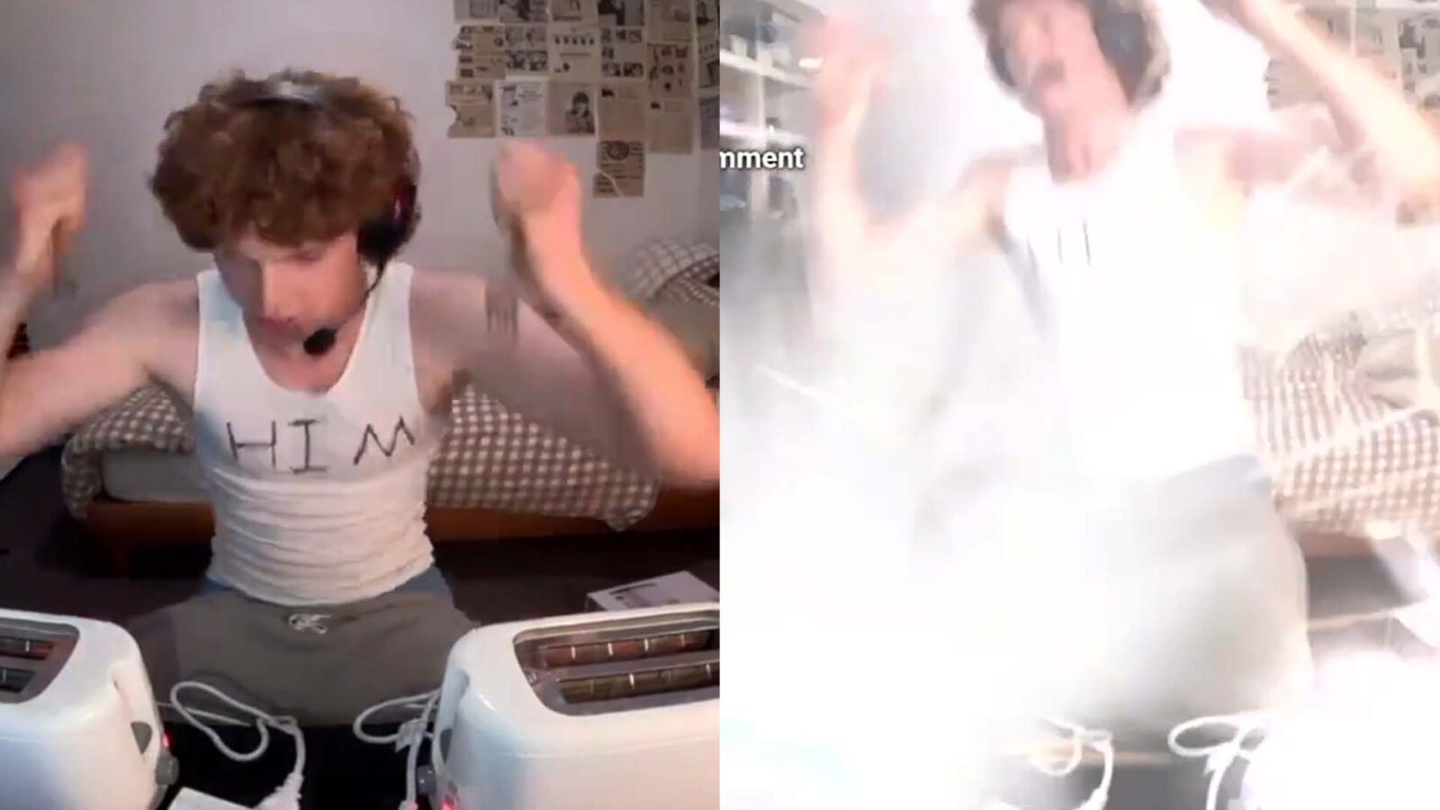 Viral Toaster Stunt Guy Banned From Twitch For 30 Days - Kotaku