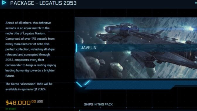 Star Citizen's 'Everything Pack' Costs $48,000 - Kotaku