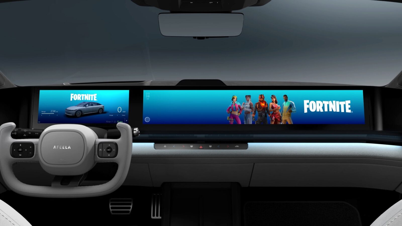 Sony’s New Smart Car Can Display Fortnite Ads, For Some Reason - Kotaku
