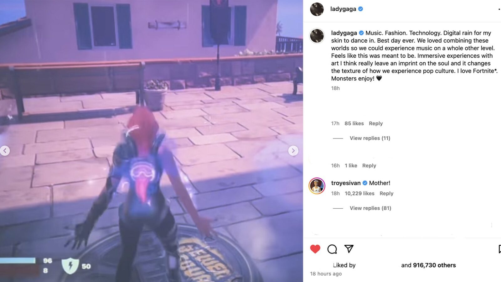 ‘I Love Fortnite’: Lady Gaga Appears To Be Playing The Battle Royale ...