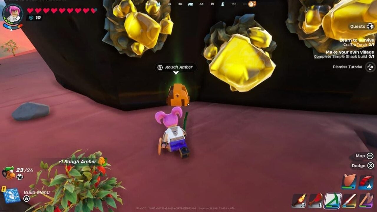 Lego Fortnite: How To Get Rough Amber And Cut Amber - Kotaku