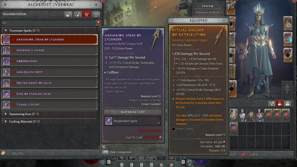 How To Craft Mythic Uniques In Diablo 4 Season 5 - Kotaku