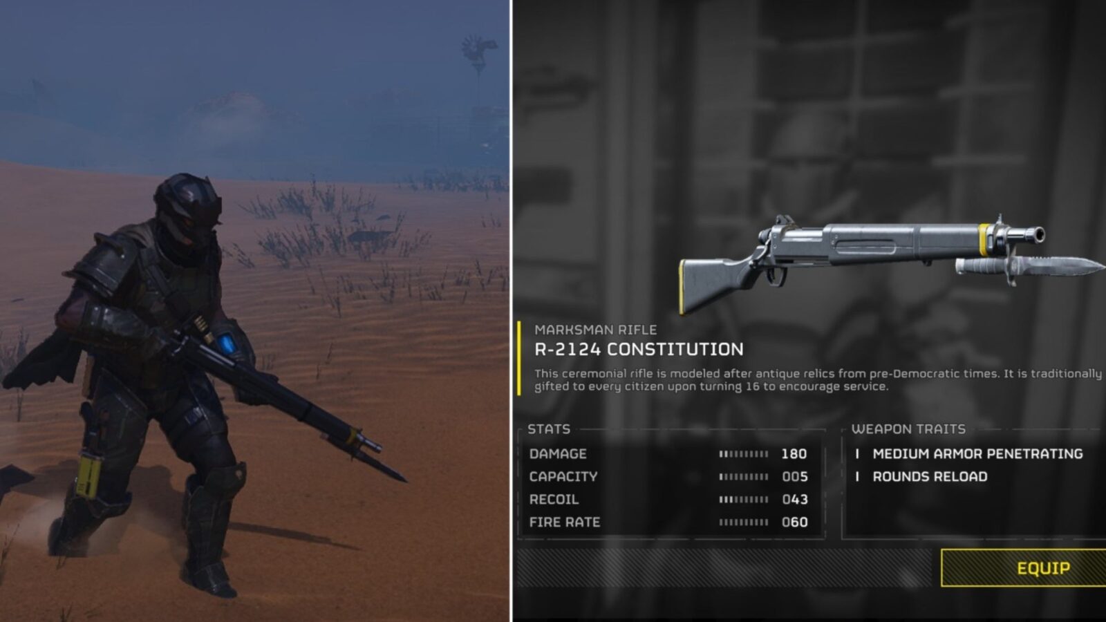 Helldivers 2's New Bayonet Rifle Is Junk And Players Love It - Kotaku