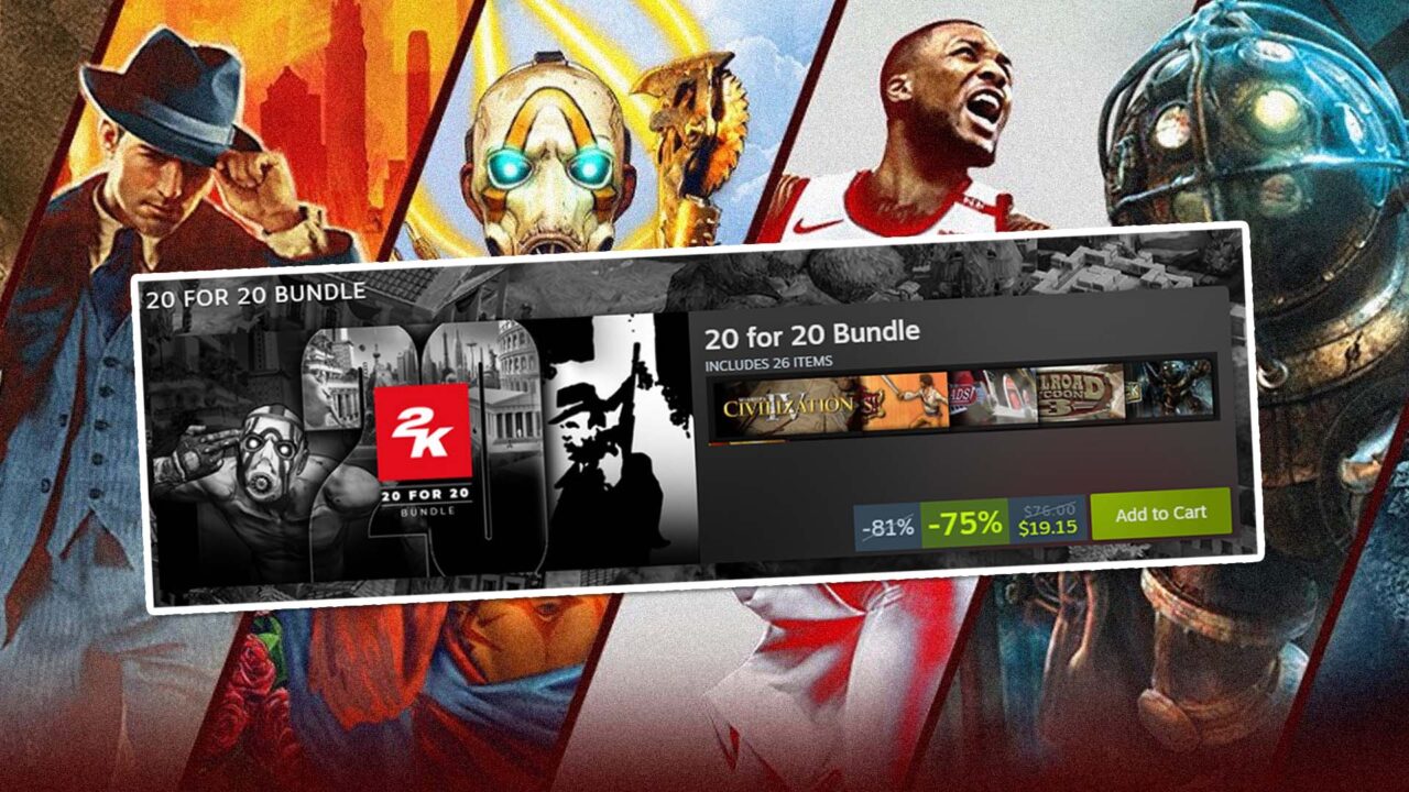 New 2K Sale Gives You 20 Games For $20, But There's A Catch - Kotaku