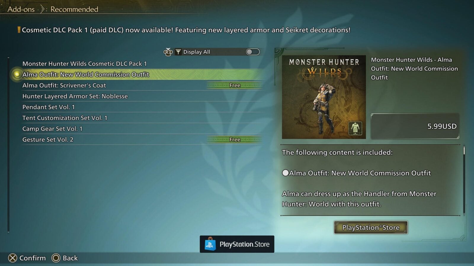 How To Change Alma’s Outfit And Glasses In Monster Hunter Wilds - Kotaku