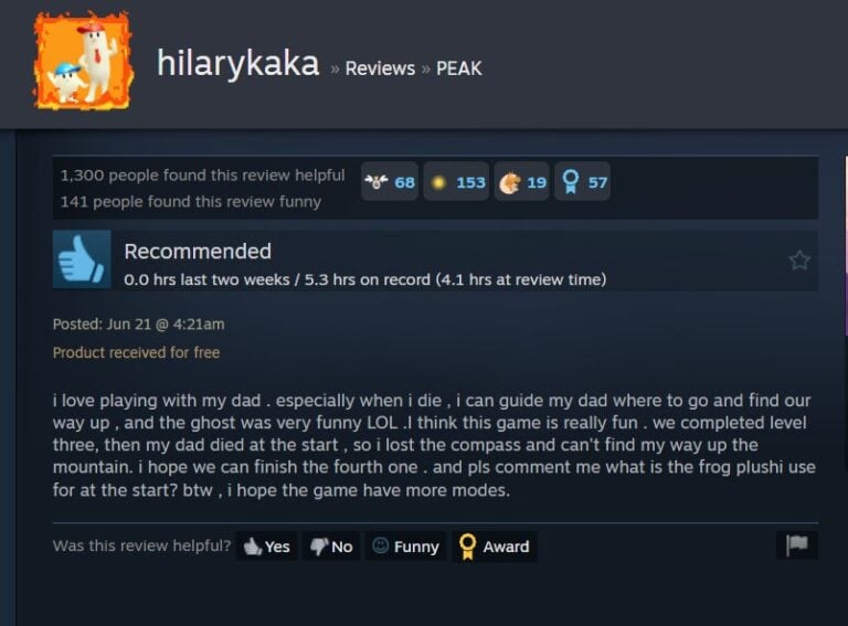 Peak, As Told By Steam Reviews - Kotaku
