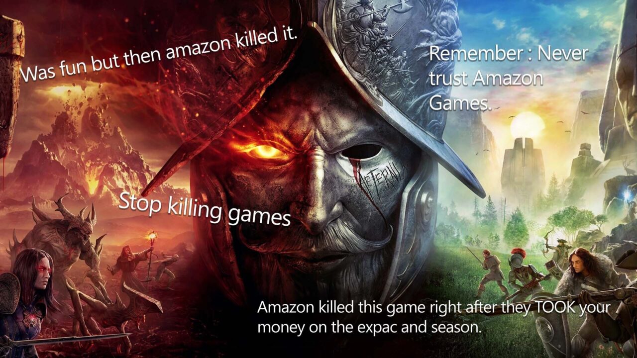 MMO Shutdown Spurs Review-Bombing As Fans Slam Amazon's Greed