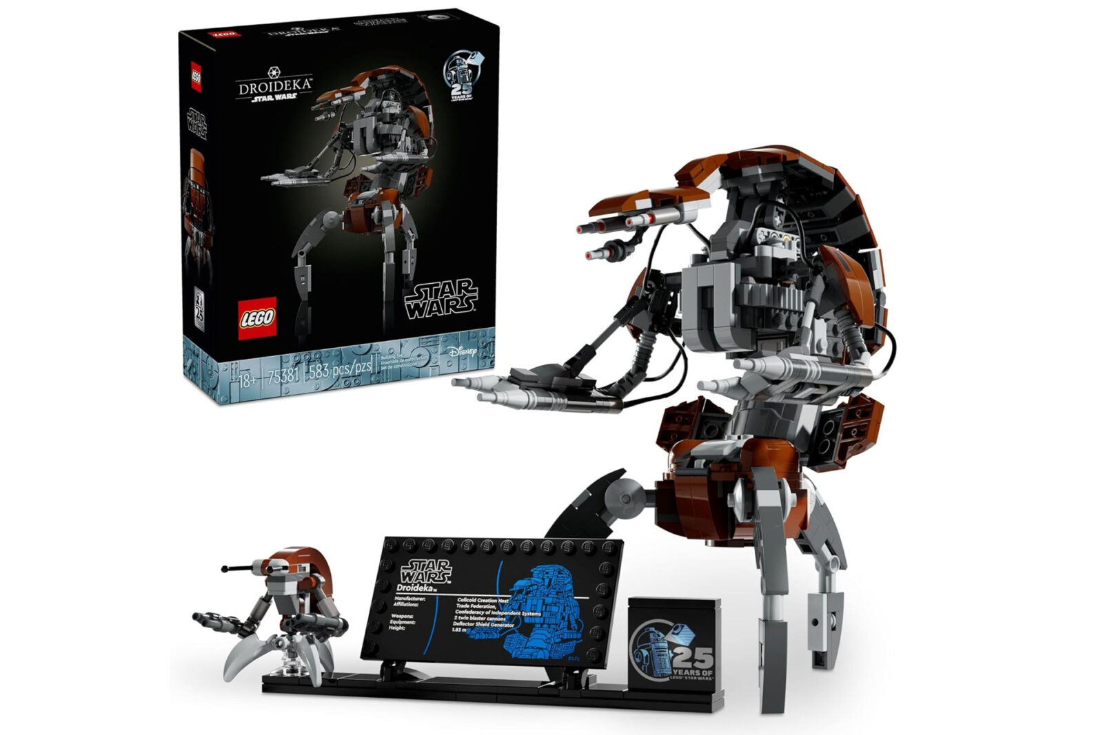 LEGO Droideka Model Is Selling for Pennies, Star Wars Droid Figure Has ...