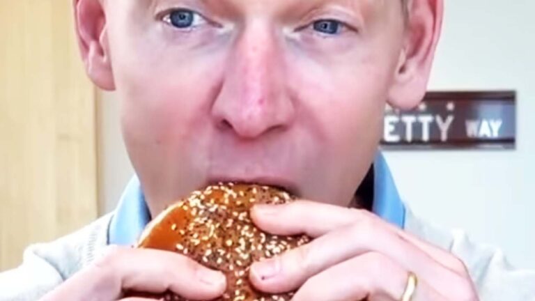 CEO Of McDonald's Doesn't Seem Happy To Eat Big Arch Burger
