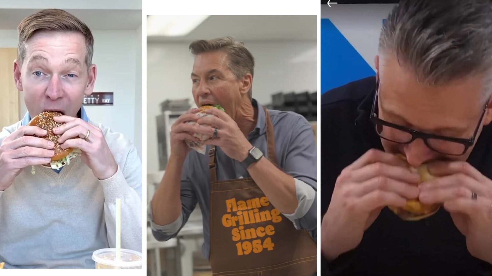 CEO Of McDonald's Doesn't Seem Happy To Eat Big Arch Burger
