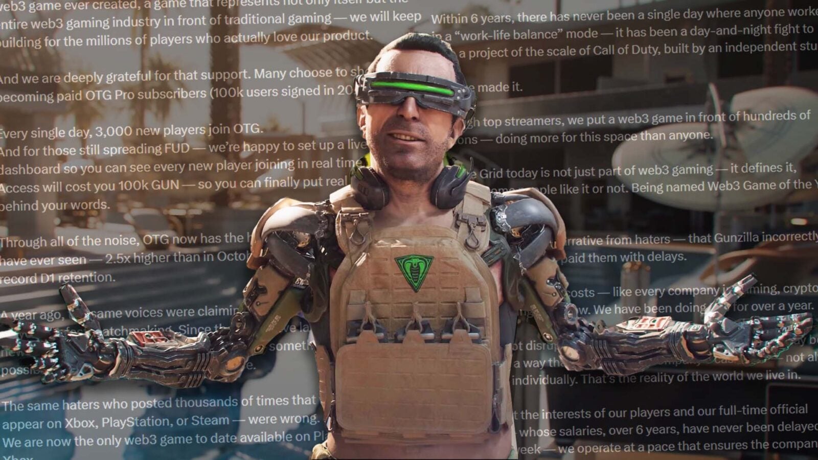 Gunzilla CEO Denies Claims Of Not Paying Devs In Long Rant On Twitter