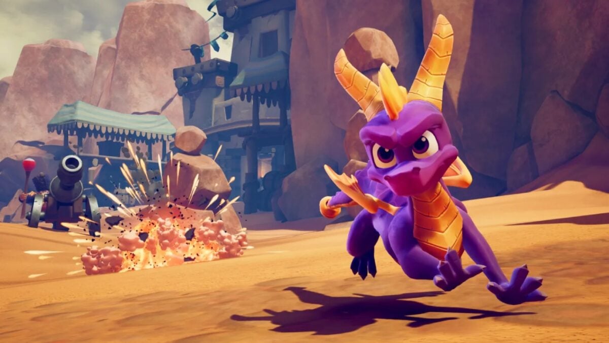 The Spyro statue displayed at E3 2000 to promote Spyro: Year of the ...