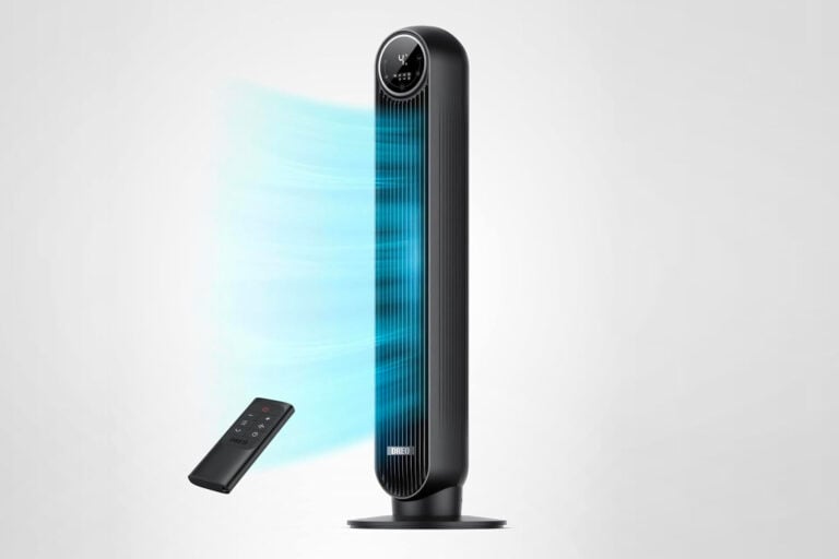 Heatwave Coming, This Near-Silent Tower Fan Pushes Air 34 Feet and ...