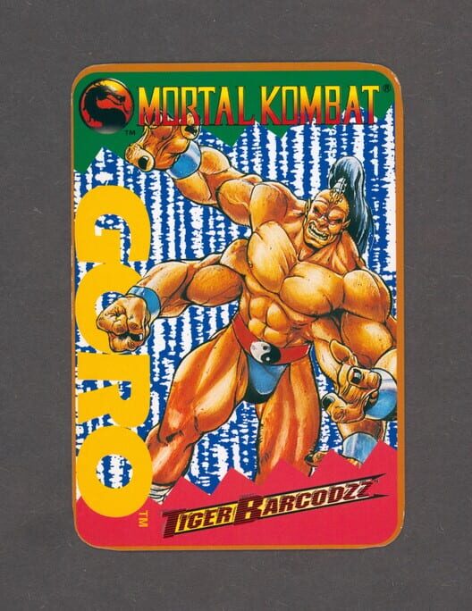 Mortal Kombat: Tiger Barcodzz - Goro - Kotaku