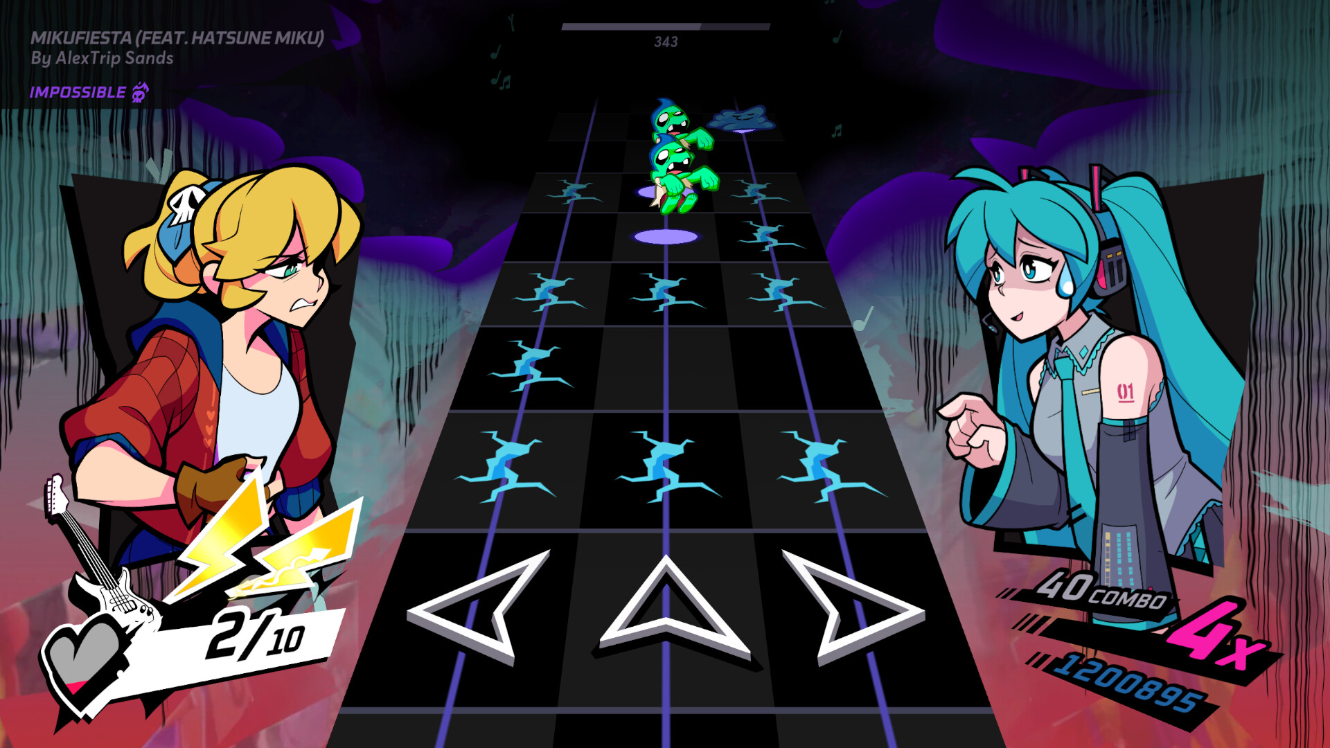 Rift of the NecroDancer: Hatsune Miku - "MikuFiesta" - Kotaku